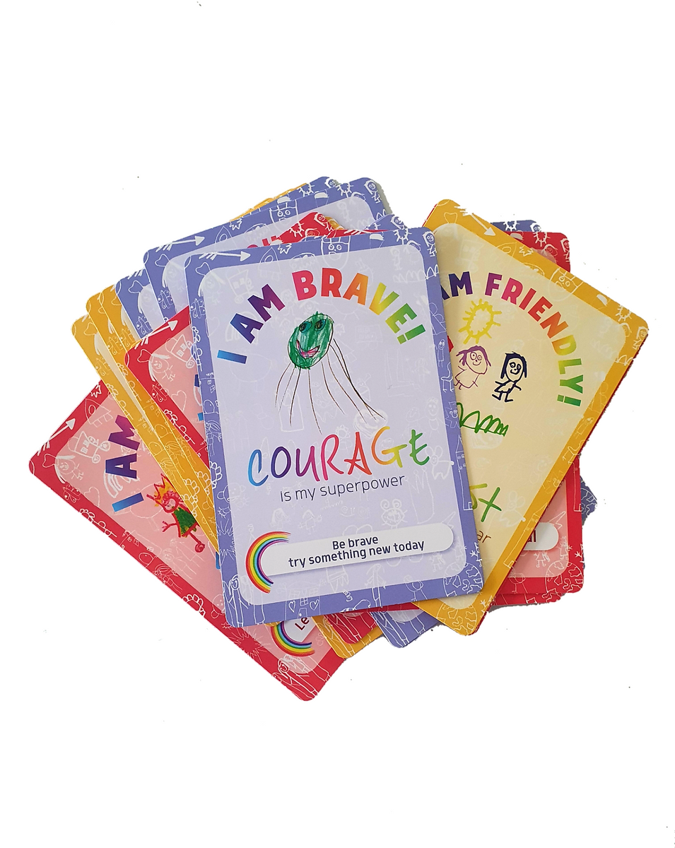 Children's affirmation cards for positive thinking and kindness – Emily ...